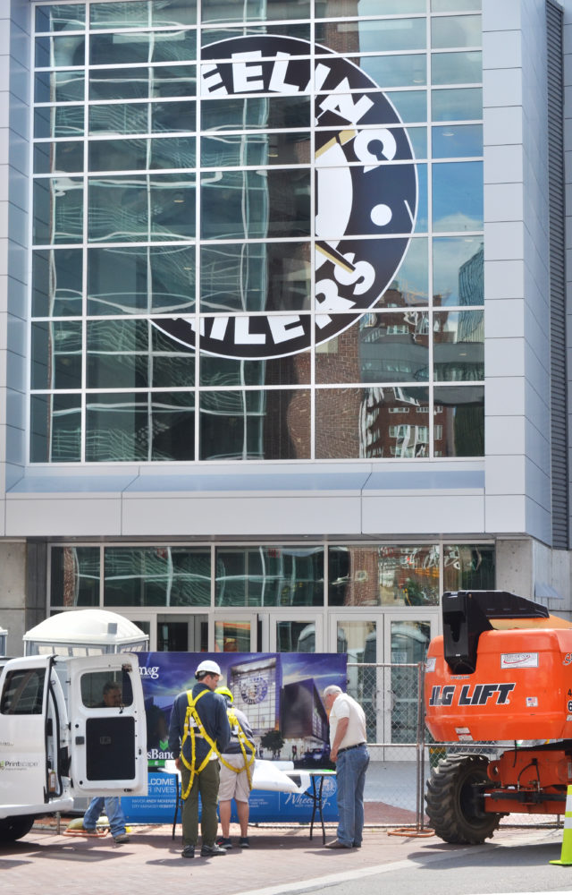 Nailers Logo Adorns WesBanco Arena Exterior | News, Sports, Jobs - The ...